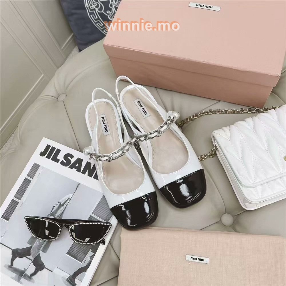全新 MIU MIU 高跟鞋 瑪麗珍鞋, 女裝, 鞋, 高跟鞋 - Carousell