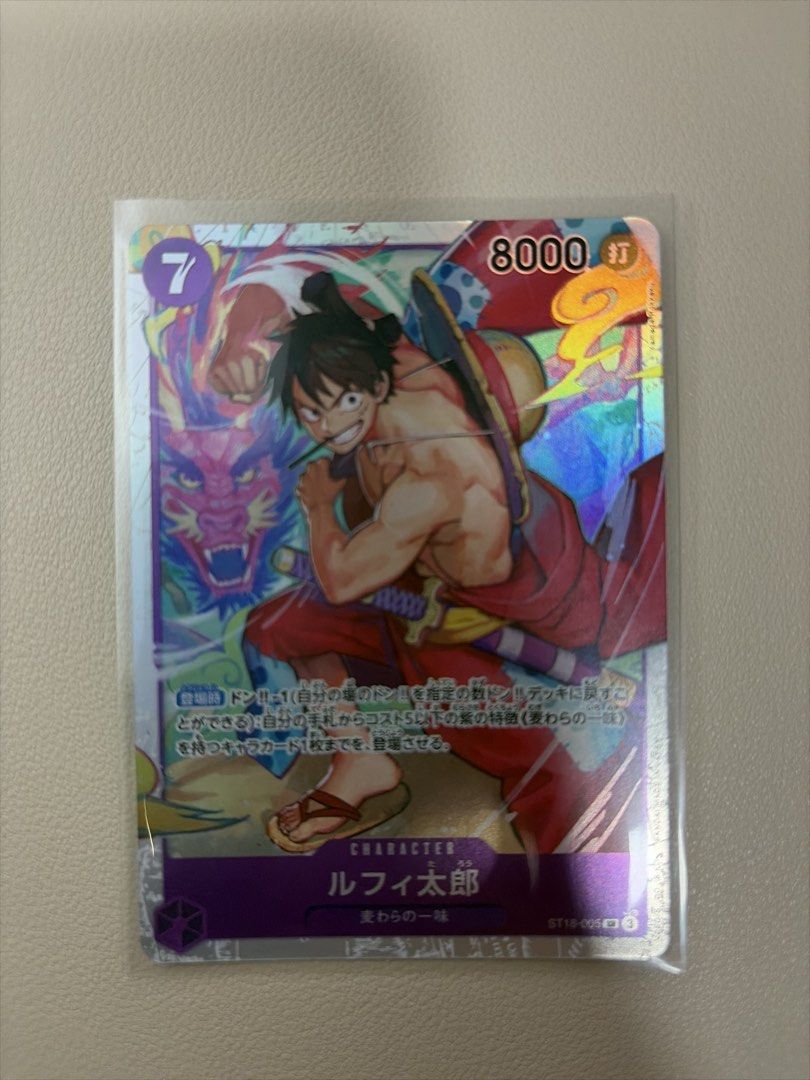 One Piece Card Game Luffy Taro Character Card, Toys & Collectibles ...