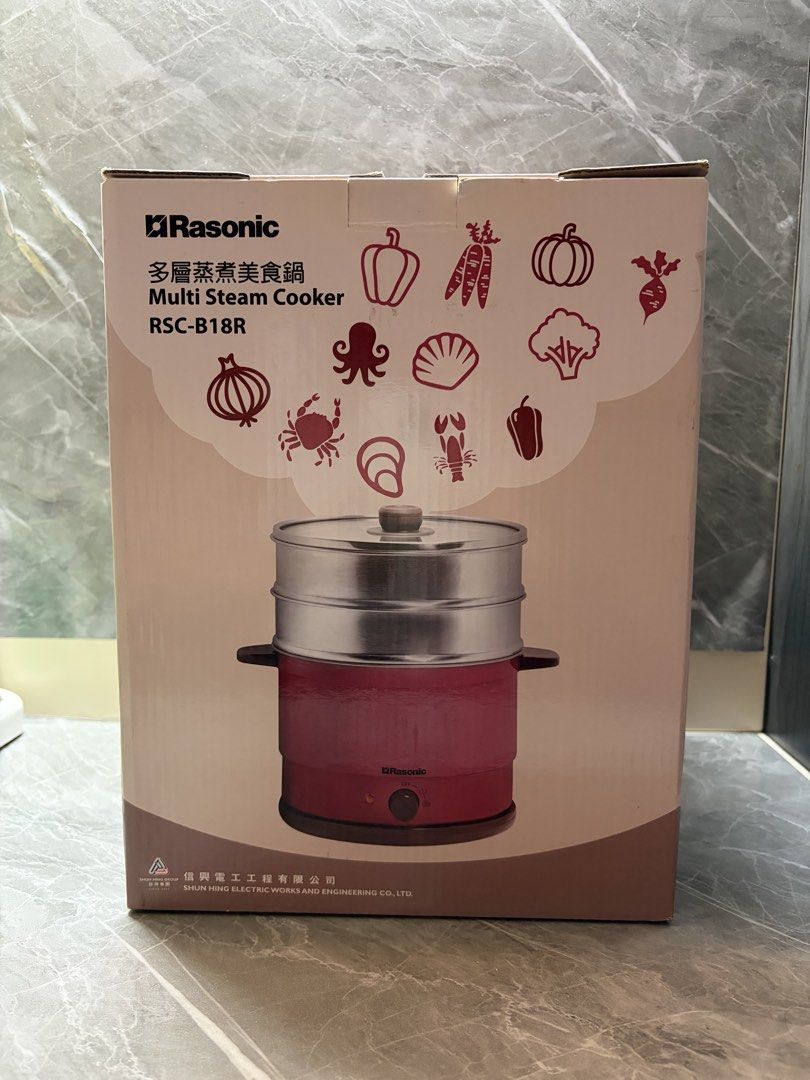 Rasonic 多層蒸煮鍋 RSC-B18R, 家庭電器, 廚房電器, 鍋具 - Carousell