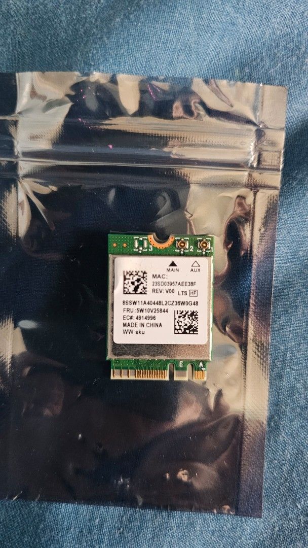 Realtek RTL8852BE Wi-Fi 6 + Bluetooth 5.1 M.2 Wireless Card, Computers ...