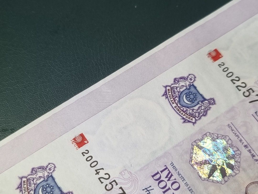 Singapore 2000 - $2 ( 3in1 Uncut Sheet )( Extra Paper )( Millennium ...