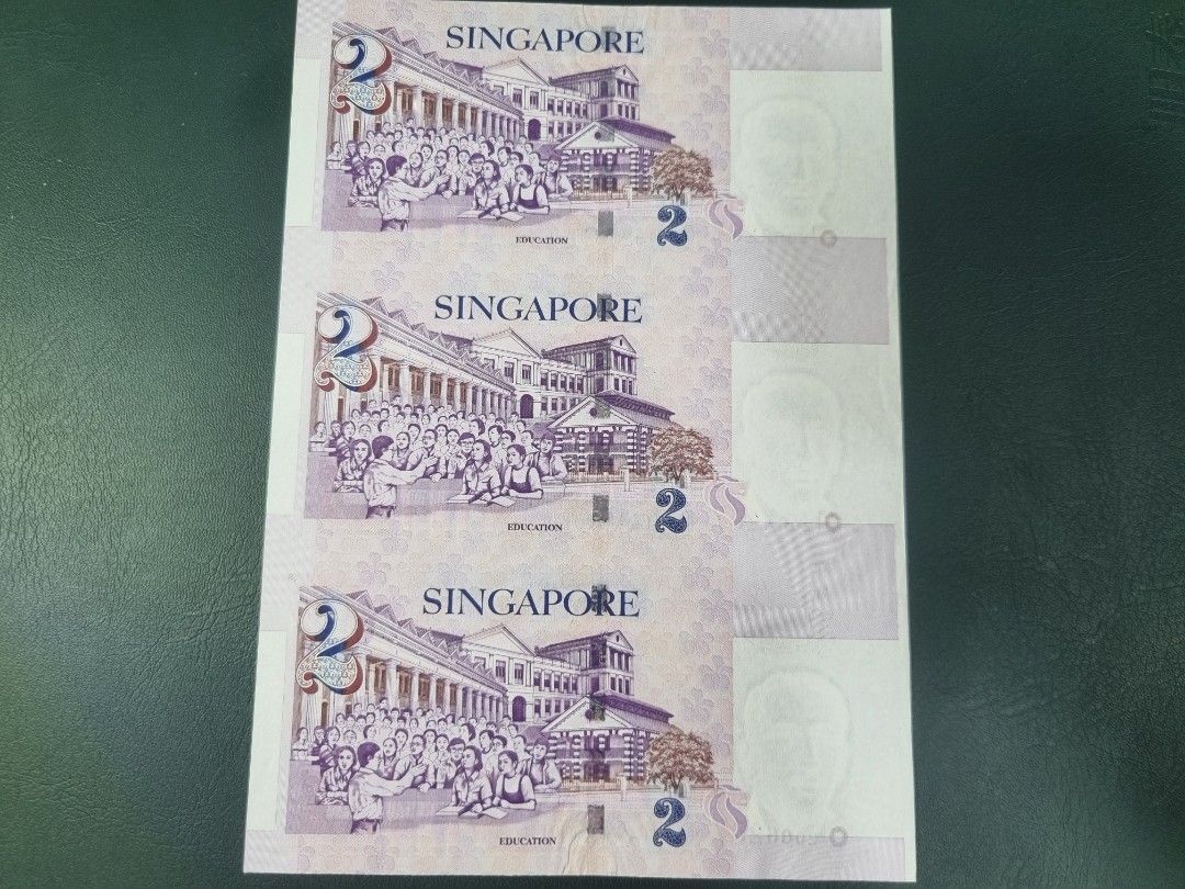 Singapore 2000 - $2 ( 3in1 Uncut Sheet )( Extra Paper )( Millennium ...