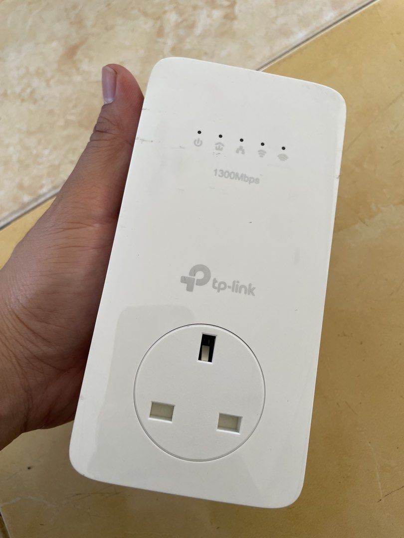 2 units Tp Link TL-WPA8630P-KIT AV1300 GIGABIT PASSTHROUGH POWERLINE ...