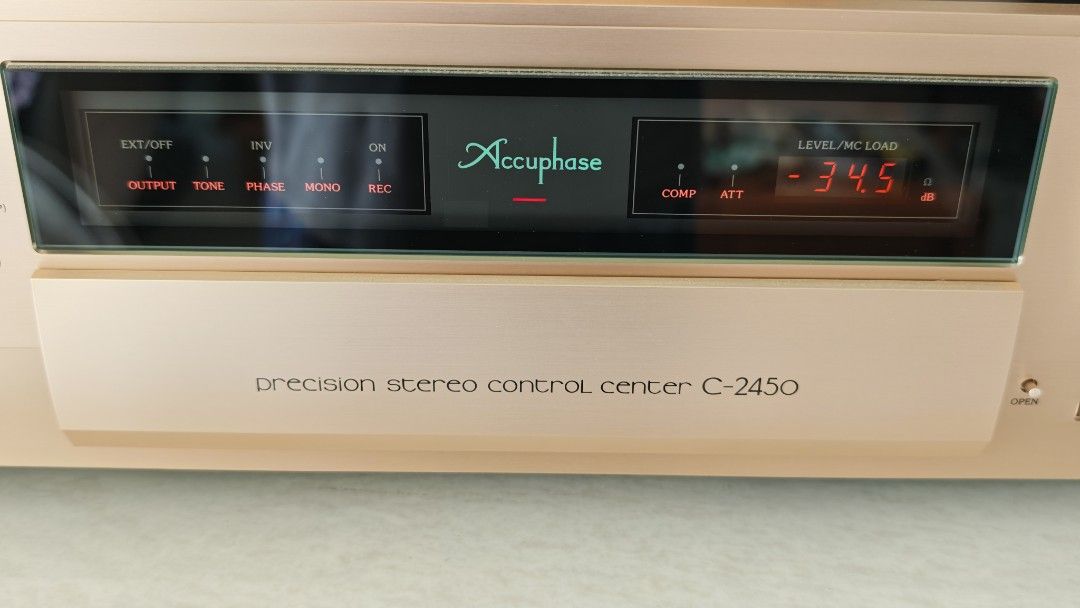 Accuphase Precision Stereo Control Center C-2450 Preamplifier, Audio ...