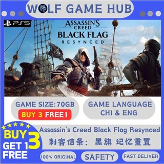 Assassin's Creed Black Flag Resynced (PS5 Games)(PS5 Pro Games)(Digital ...