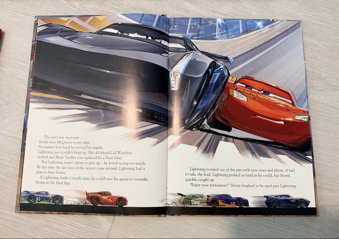 Disney Pixar Cars 3 Story Book, Hobbies & Lifestyle, Books & Magazines ...