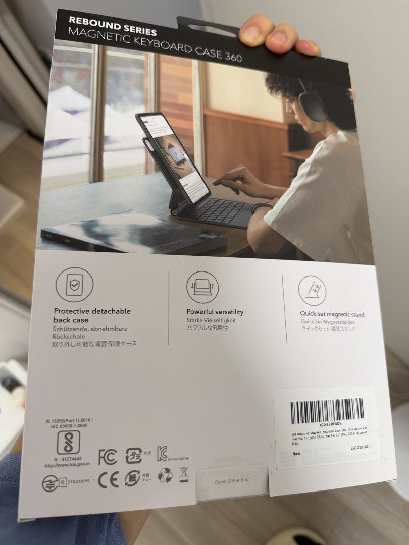 ESR iPad Pro 11" (2024-2026) 磁吸鍵盤保護套, 手提電話, 平板電腦, 平板電腦 - iPad - Carousell