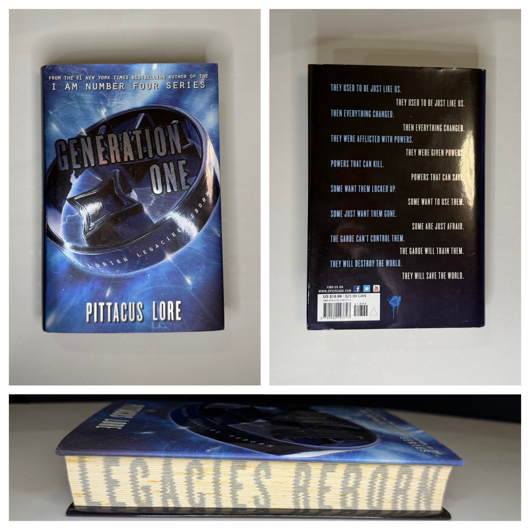 Generation One by Pittacus Lore (Hardcover) - Lorien Legacies Reborn ...