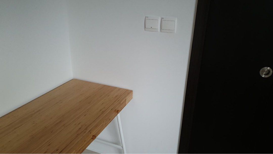 IKEA LILLASEN Desk, Bamboo, 102x49cm, Furniture & Home Living ...