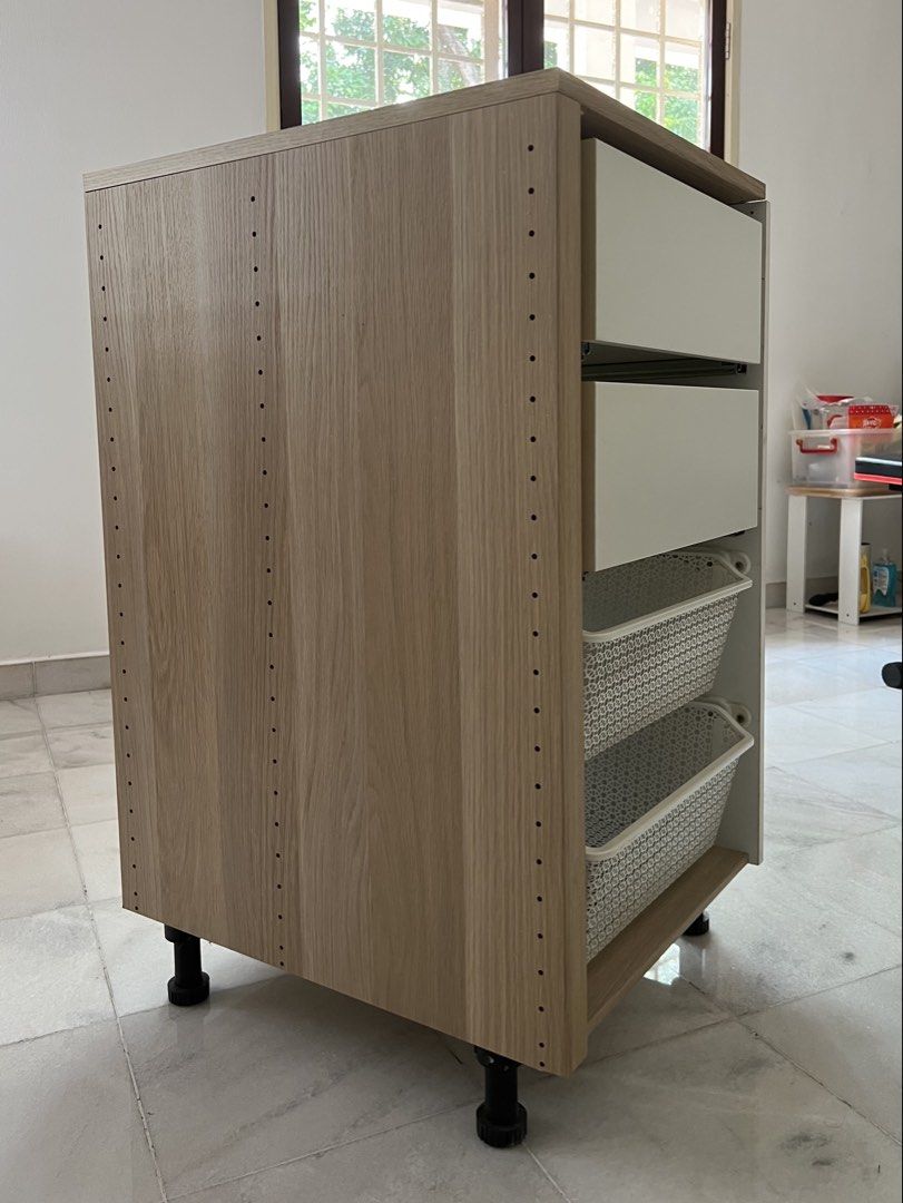 IKEA PAX KOMPLEMENT Custom Storage Cabinet 2 Drawers + 2 Mesh Baskets ...