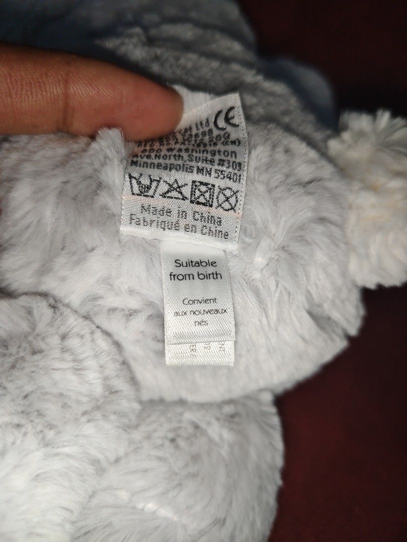 Jellycat Grey Bunny Plush Toy, Hobbies & Toys, Toys & Games on Carousell