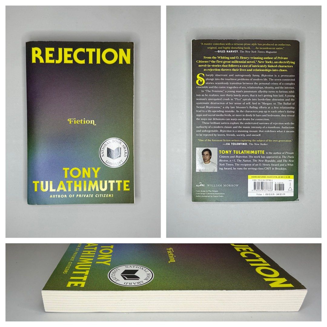 Rejection by Tony Tulathimutte (Paperback) + Assorted Contemporary ...