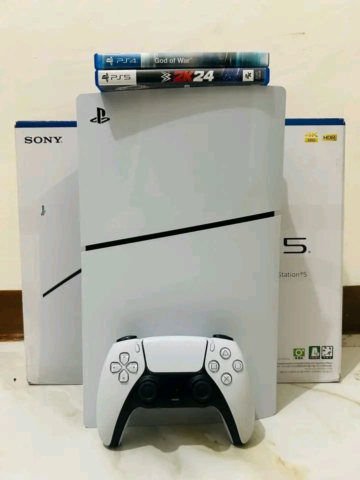 Sony PlayStation 5 Console with Controller and Games, Video Gaming ...