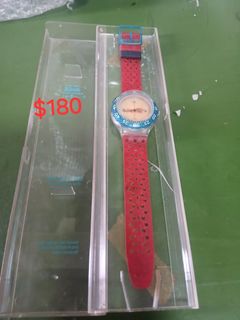 Vintage Swatch Scuba 200 Watch (1994) - Beach Virgin Design, Men's ...