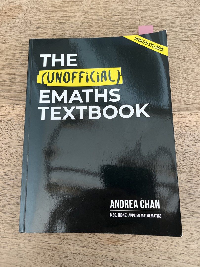 The Unofficial Emaths Textbook by Andrea Chan (Updated Syllabus ...