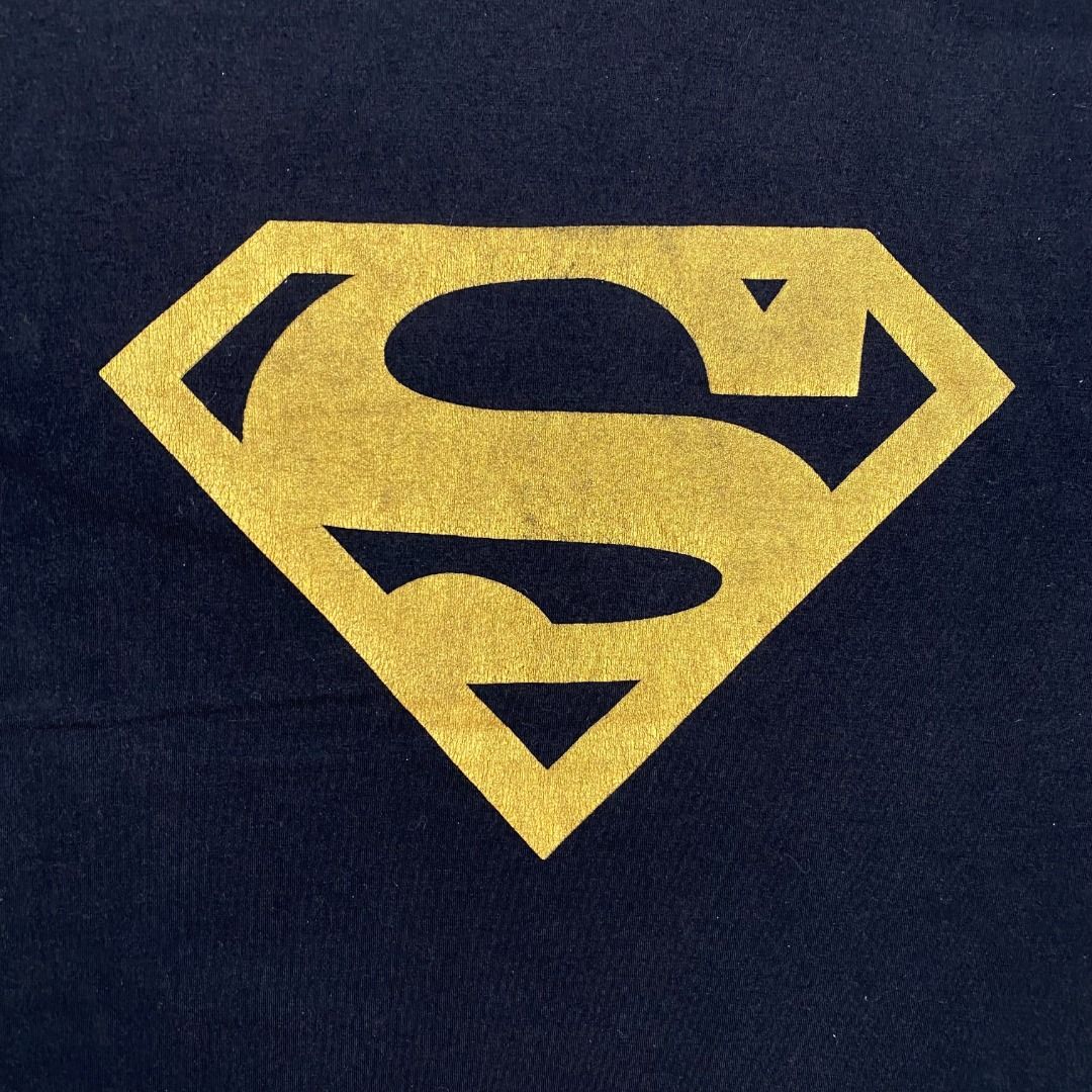 T-Shirt Superman Hitam Gold Logo - Original Kondisi Mantap, Men's ...