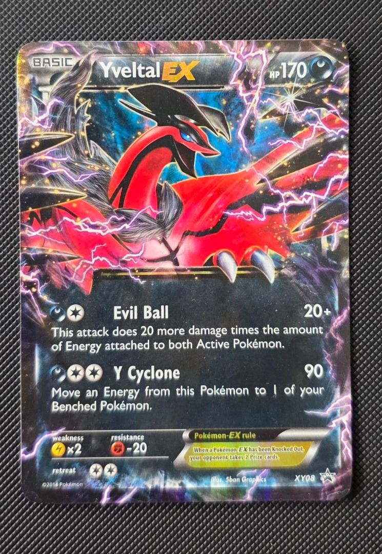 Yveltal EX #XY08 - Pokemon XY Promo (2014) - MP/HP, Toys & Collectibles ...