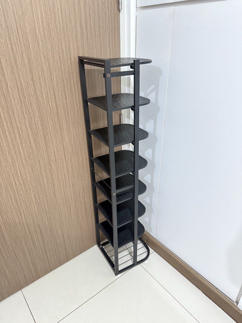 8 Tier Corner Shoe Rack Organizer, Furniture & Home Living, Furniture ...