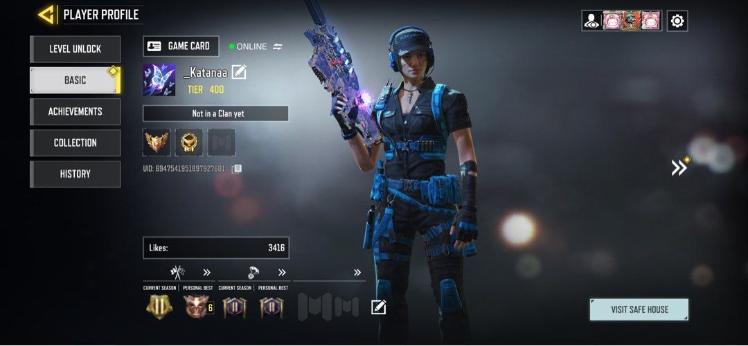 Call of Duty Mobile Account - Tier 400, Many Epic Characters & Weapons ...