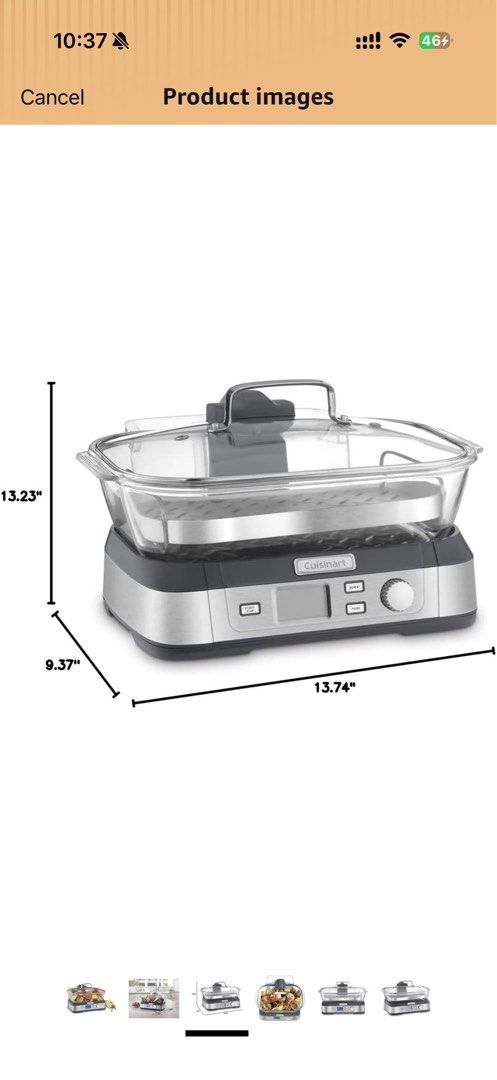 Cuisinart Cookfresh Digital Glass Food Steamer for Cooking, 家庭電器, 廚房電器 ...
