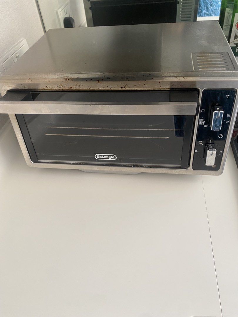DeLonghi EO420 8.5L Toaster Oven (1400W) - 100% Perfectly Working, 家庭電器 ...
