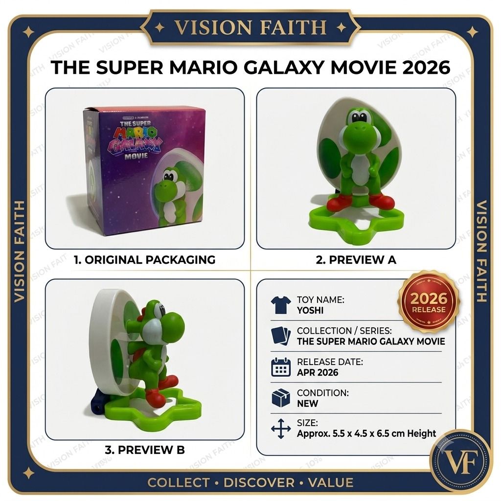 McDonald's 2026 Happy Meal Toy - THE SUPER MARIO GALAXY MOVIE - YOSHI ...
