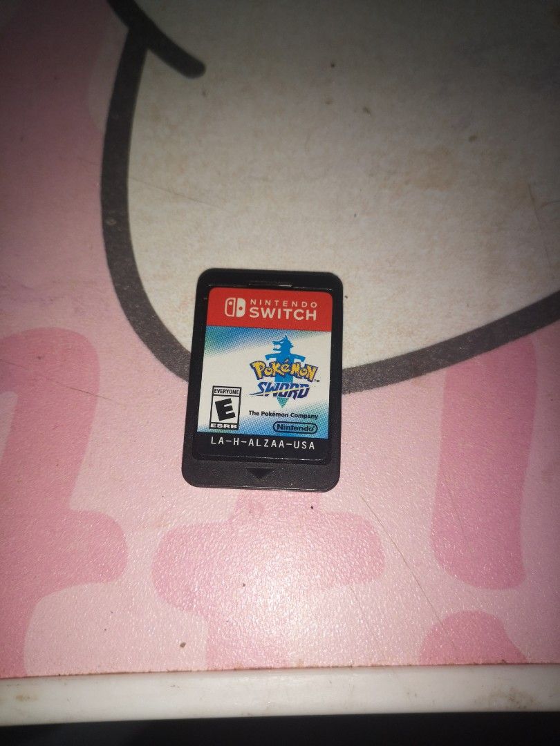 Nintendo Switch Pokemon Sword Game Cartridge, Video Gaming, Video Games ...