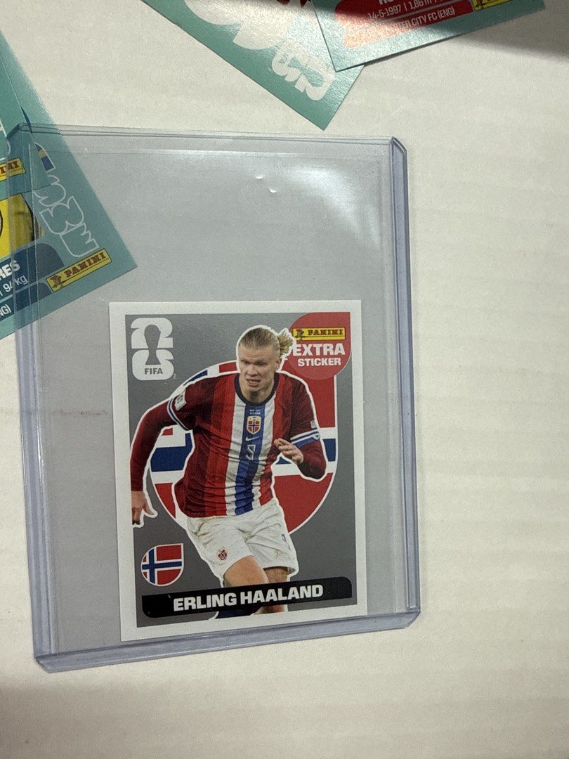 Panini Extra Sticker Erling Haaland FIFA silver, Toys & Collectibles ...