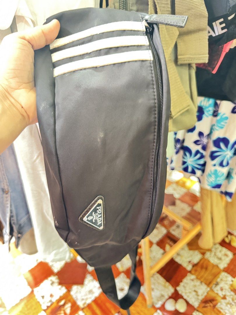 Prada x Adidas Re-Nylon Belt Bag, Men's Fashion, Bags, Belt bags ...