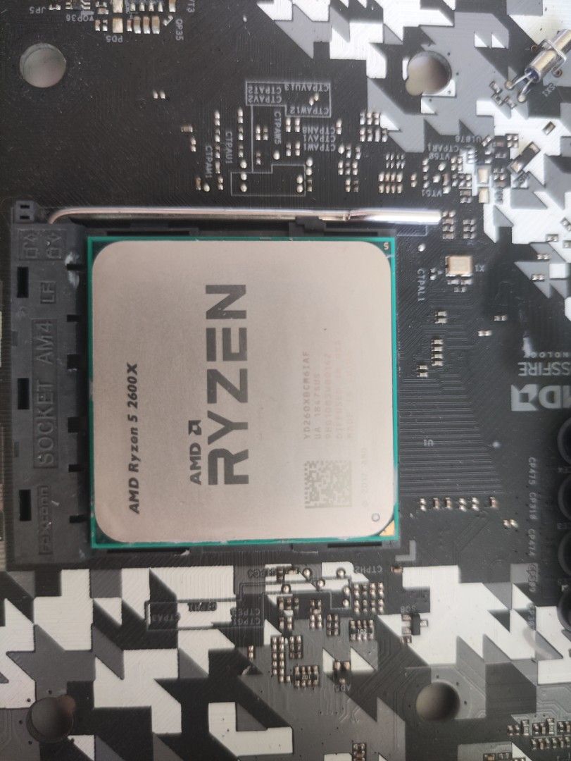 AMD Ryzen 5 2600X CPU & ASRock B450M Steel Legend Motherboard ...