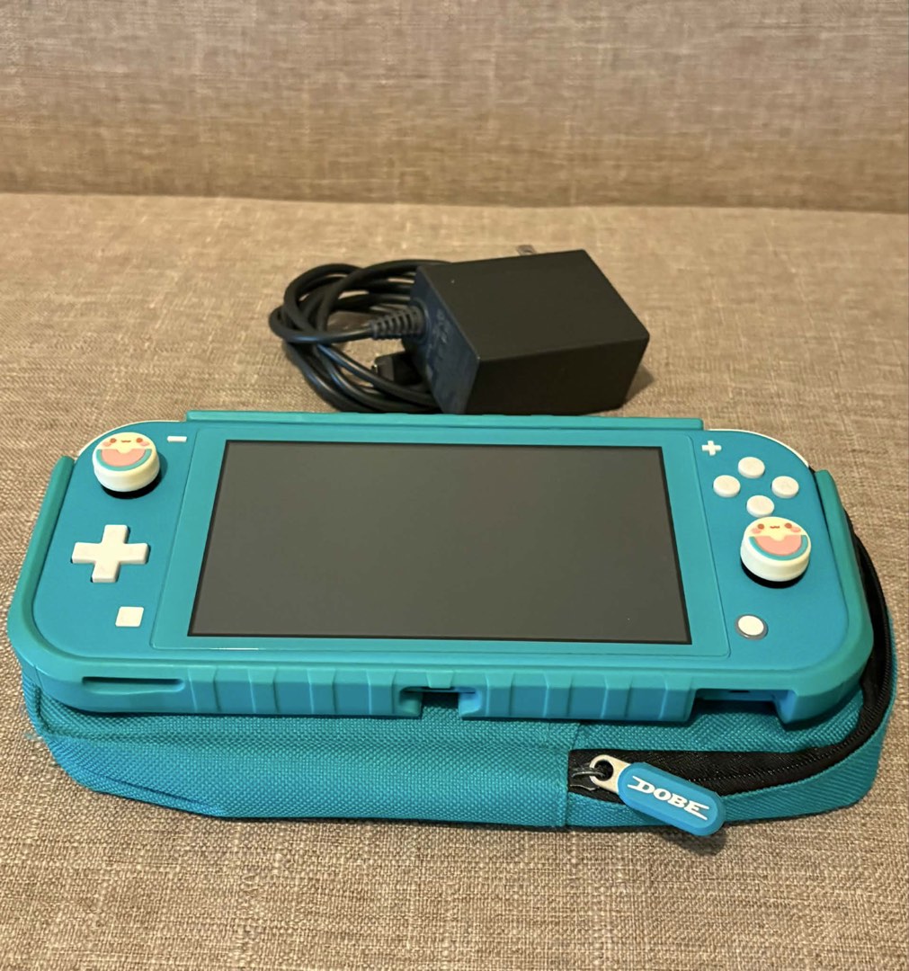Nintendo Switch Lite Turquoise with 128GB MicroSD Card, Video Gaming ...
