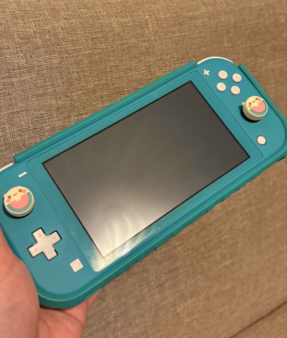 Nintendo Switch Lite Turquoise with 128GB MicroSD Card, Video Gaming ...