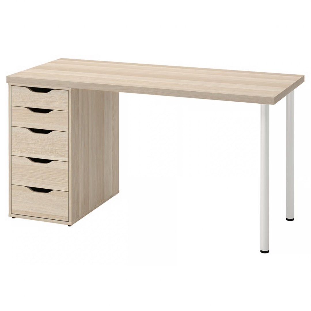 Vanity/Work/Study Table with Drawers, Furniture & Home Living ...