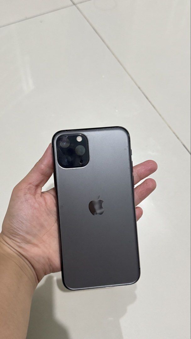 iPhone 11 Pro 256GB Space Grey / Fullset /Ibox, Telepon Seluler ...