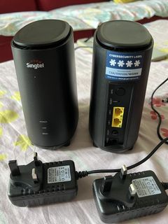 Singtel WiFi Router and WiFi 6 mesh Extenders, Computers & Tech, Parts ...