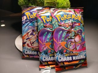 Pokemon TCG Mega Evolution Chaos Rising Booster Bundle (6 Packs), Toys ...