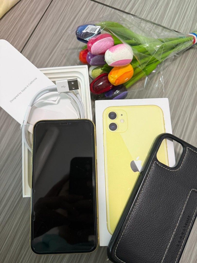 Apple iPhone 11 Yellow, 手提電話, 手機, iPhone, iPhone 11 系列 - Carousell
