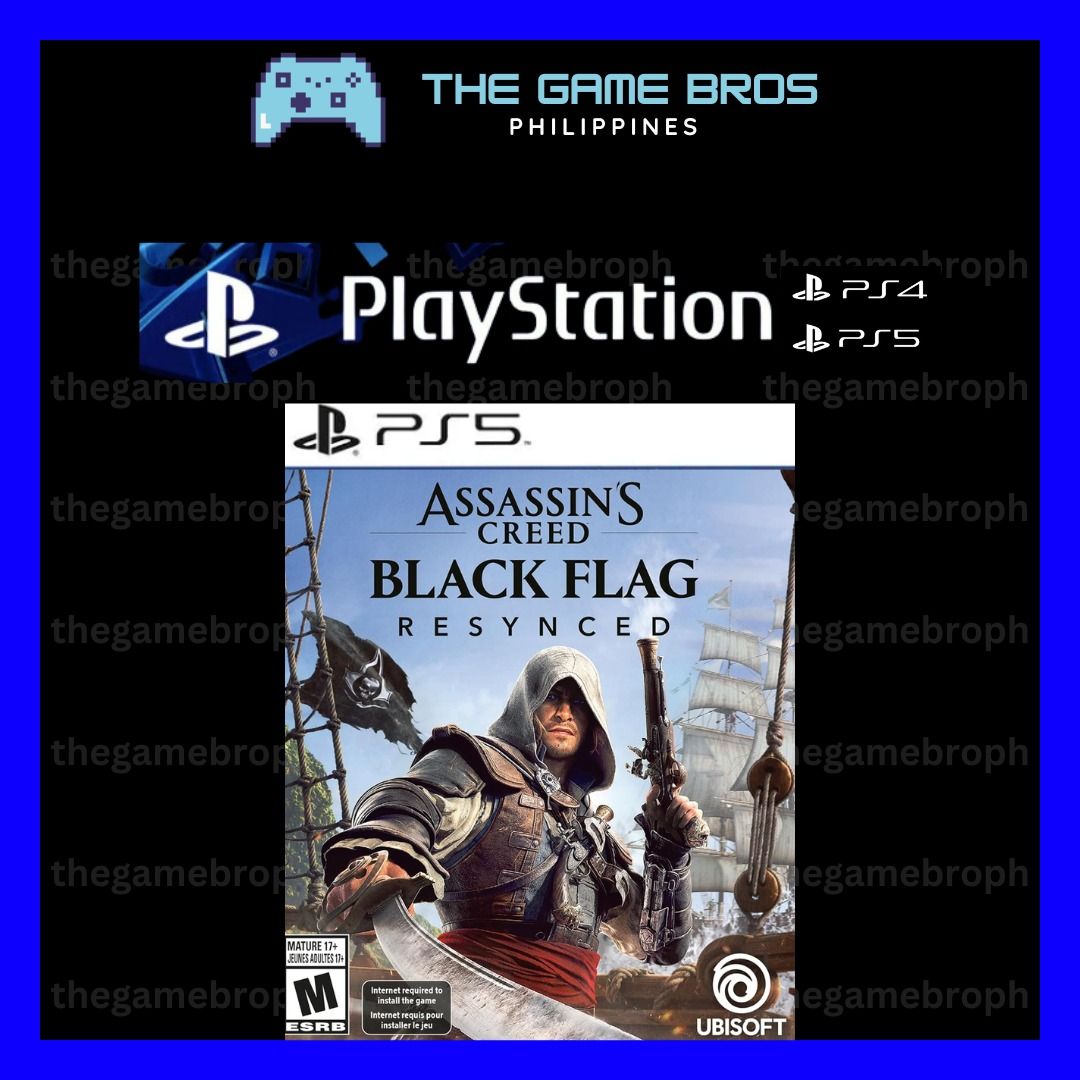 Assassin Creed Black Flag Resynced (PS5 Game)(Digital), Video Gaming ...