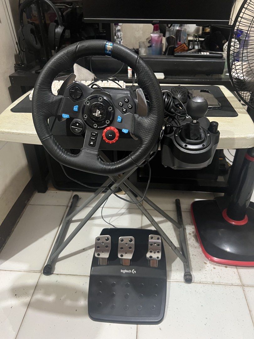 Logitech G29 with Shifter and F1 Mod, Video Gaming, Gaming Accessories ...