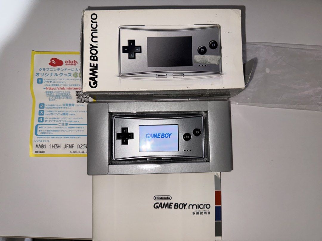 Nintendo Gameboy Micro Silver, Video Gaming, Video Games, Nintendo on ...
