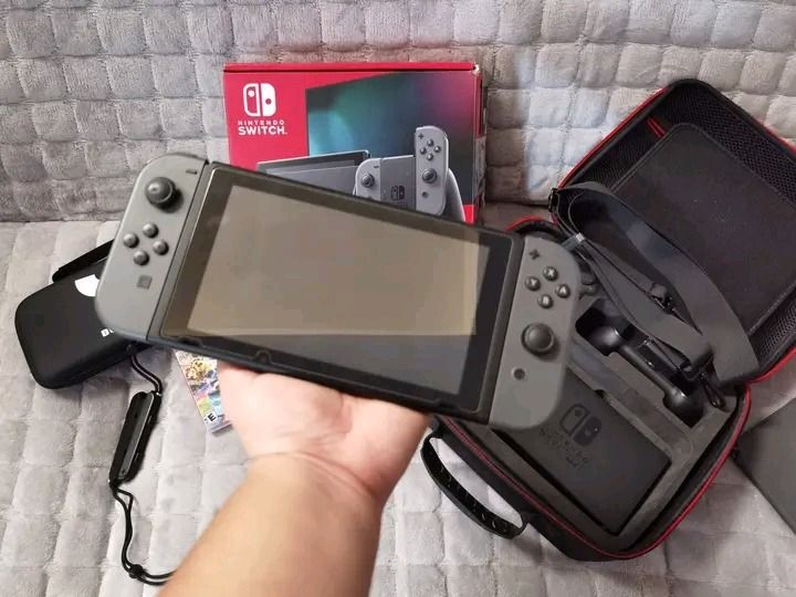 Nintendo Switch OLED Console with Games and Accessories, Video Gaming ...