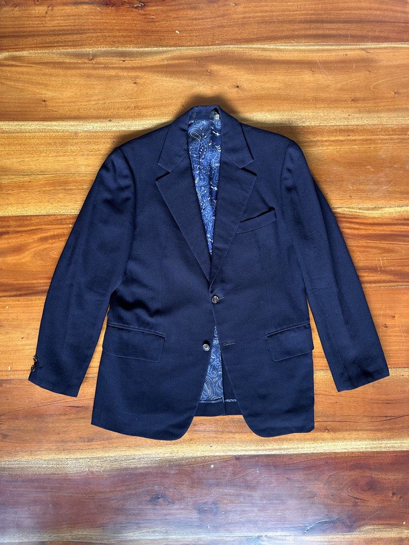 Sir’s Tailor of Hong Kong two-button Sport Coat in Navy Hopsack, Men's ...