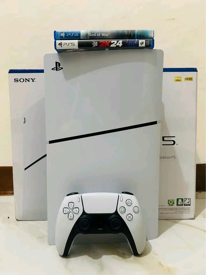 Sony PlayStation 5 Console with Controller and Games, Video Gaming ...