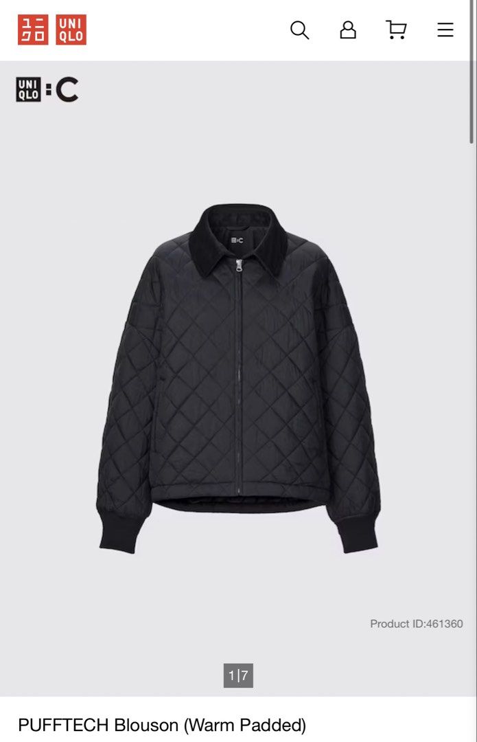 UNIQLO U PUFFTECH, Women's Fashion, Coats, Jackets and Outerwear on ...