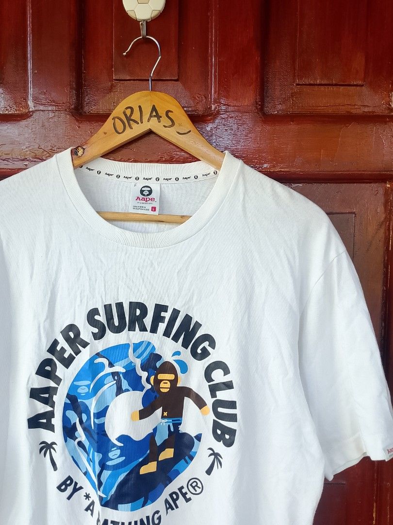 AAPE Surfing Club t-shirt, Men's Fashion, Tops & Sets, Tshirts & Polo ...