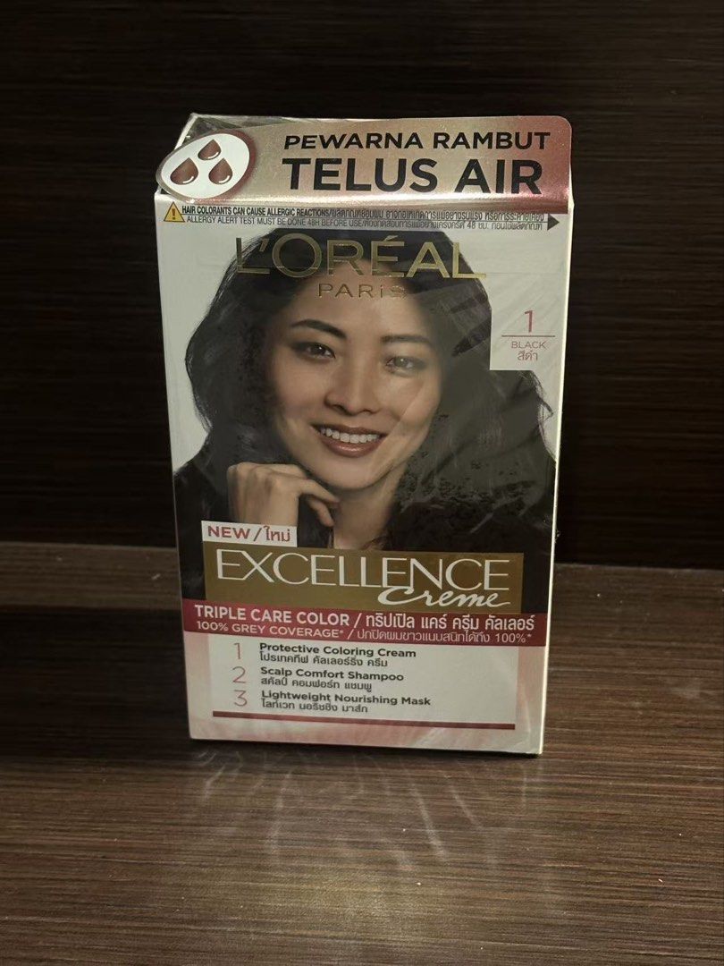 L'Oreal Excellence Creme Hair Dye - 1 Black, Beauty & Personal Care ...