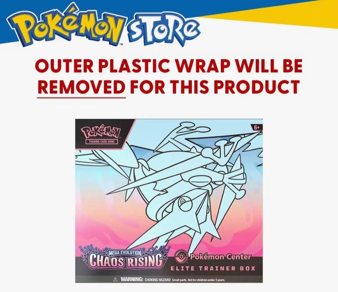 Pokemon Chaos Rising Mega Evolution Pokemon Center Elite Trainer Box ...