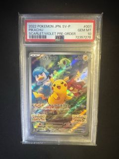2022 Pikachu Scarlet/Violet Pre-Order PSA 10 GEM MT, Hobbies & Toys ...