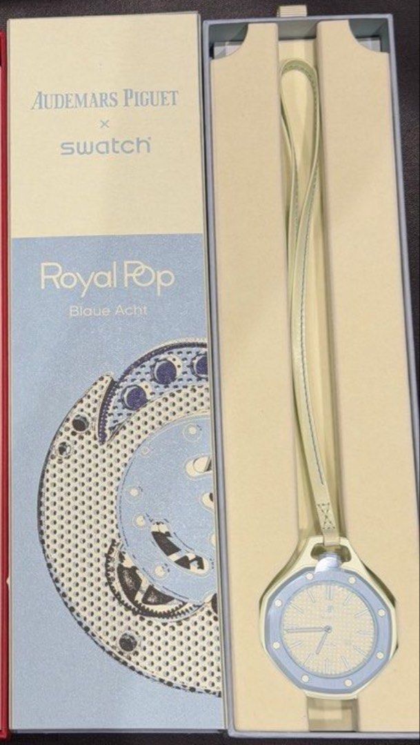 Audemars Piguet x Swatch Royal Pop Blaue Acht, Luxury, Watches on Carousell