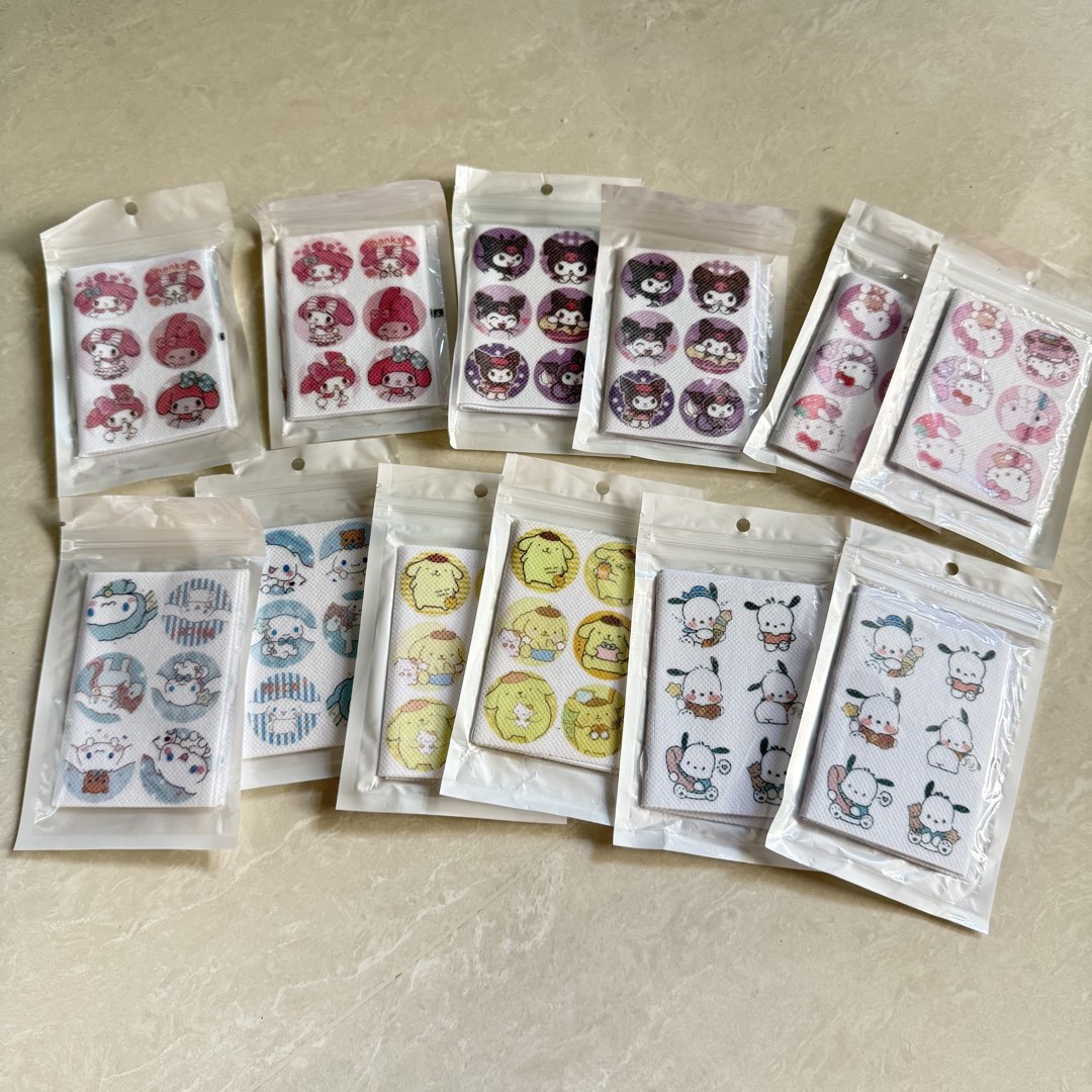 12pkt $10 Sanrio Character Stickers - My Melody, Cinnamoroll ...